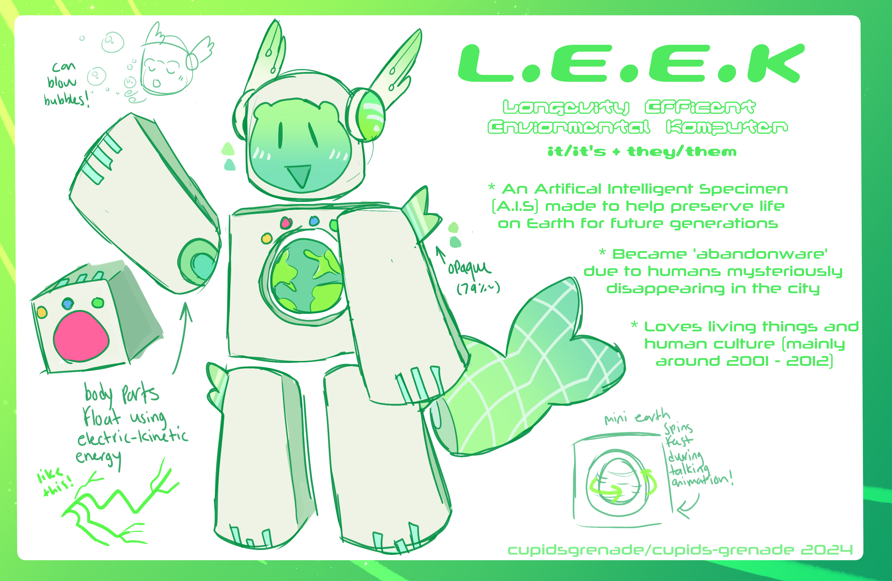LEEK REF SHEET! by @astralchimera – Sheezy.Art