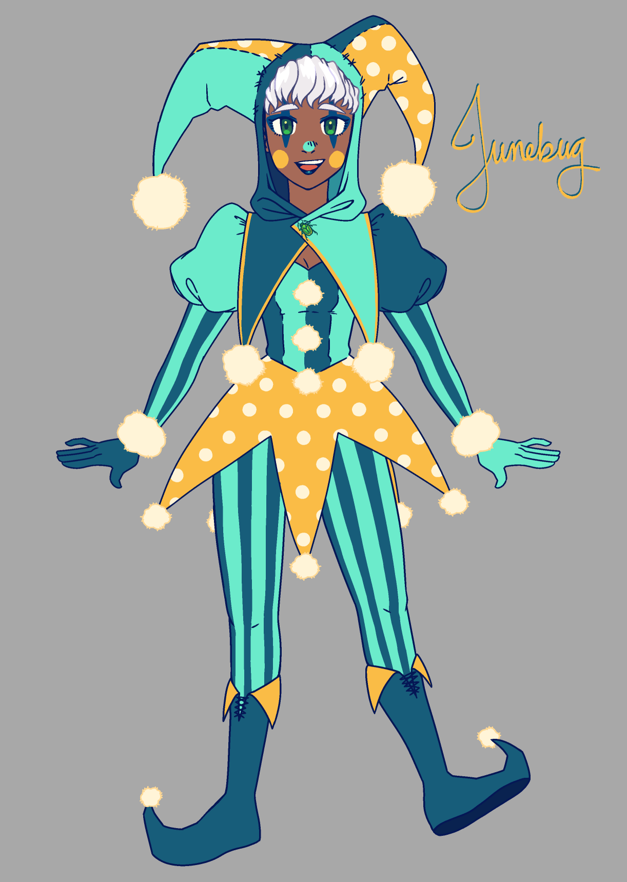 Junebug the Jester by @mooncritter – Sheezy.Art