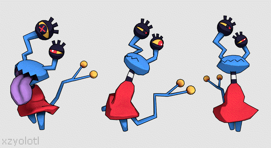 Blue Critter 3D Lowpoly Character Model by @xzyolotl – Sheezy.Art