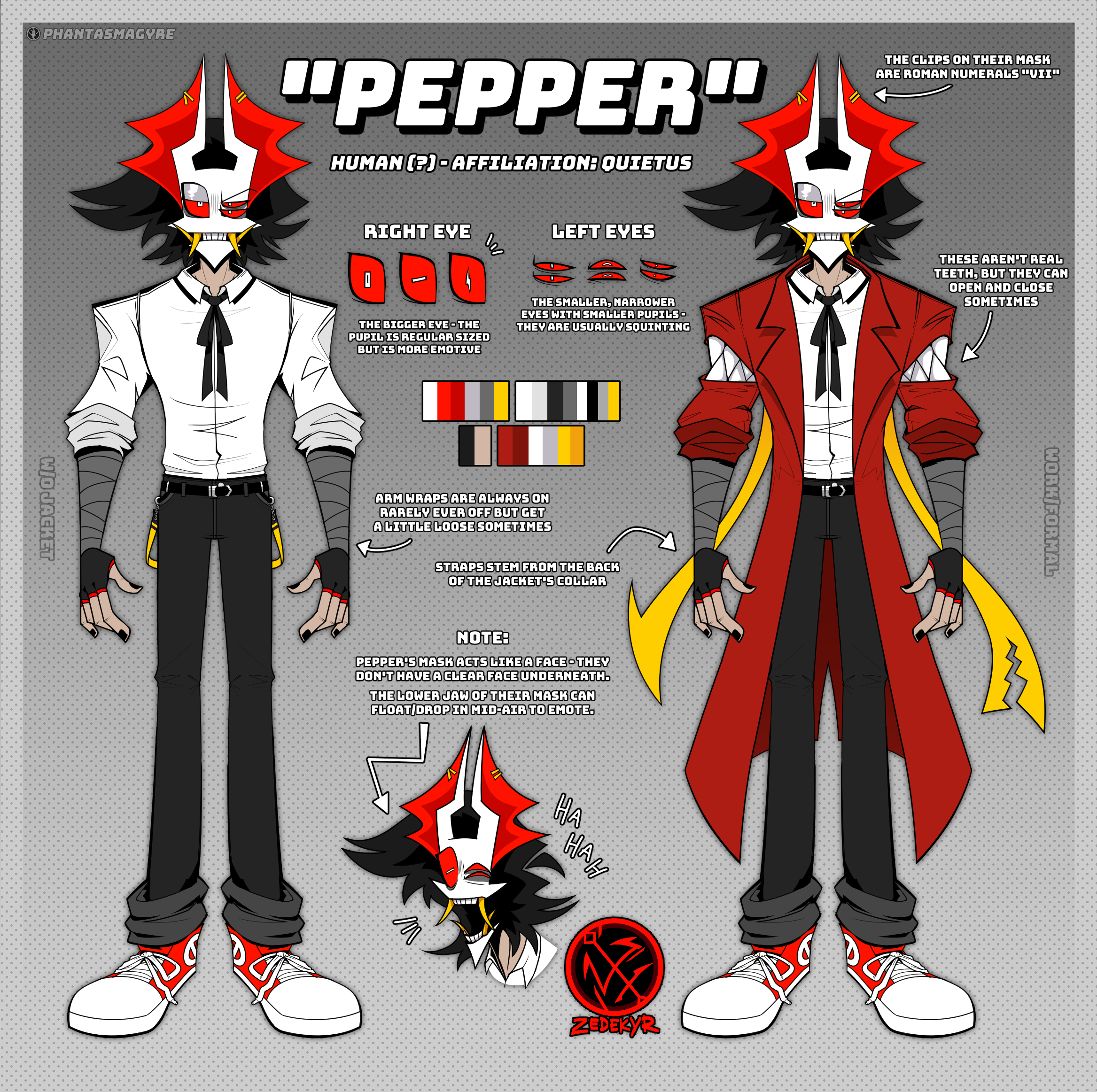 [PHGY] Pepper Ref Sheet by @zedekyr – Gnomeberg