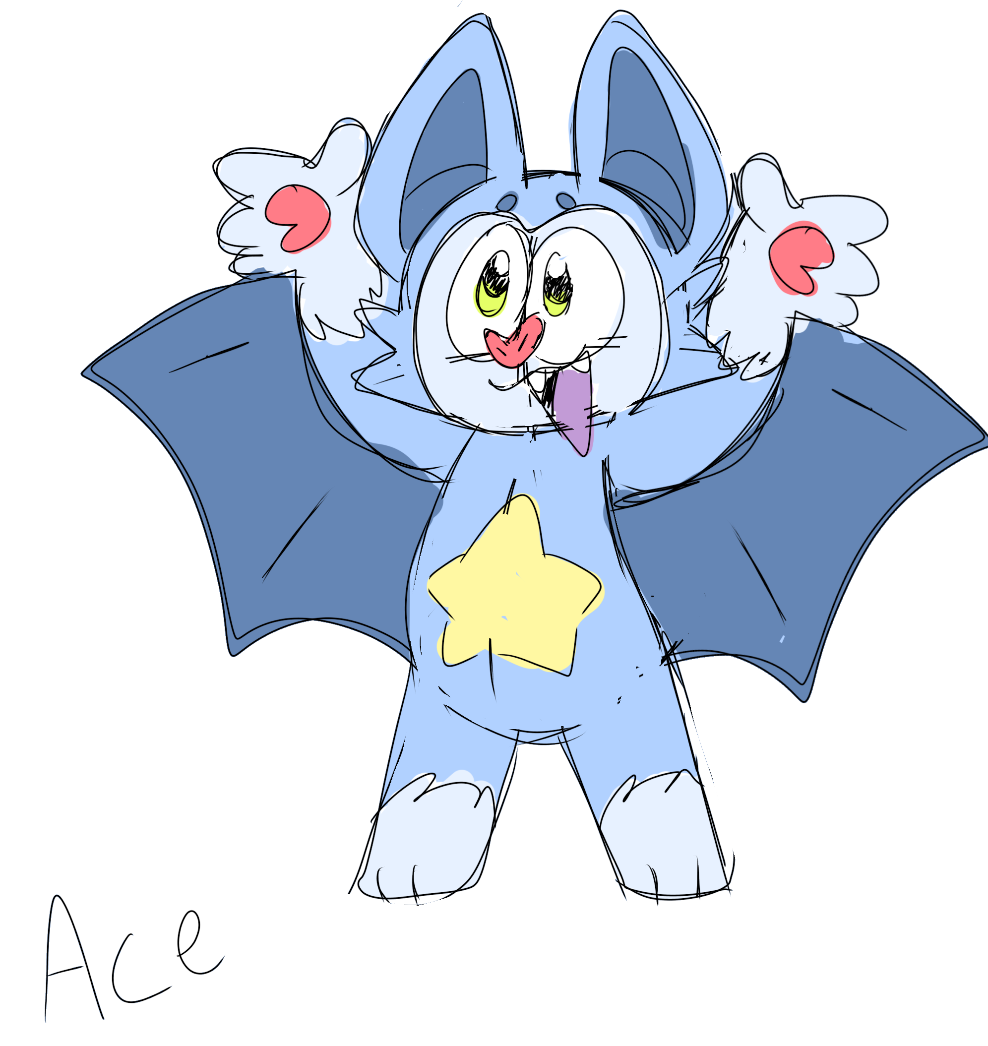Ace Bat OC by @Ash0lotl – Sheezy.Art