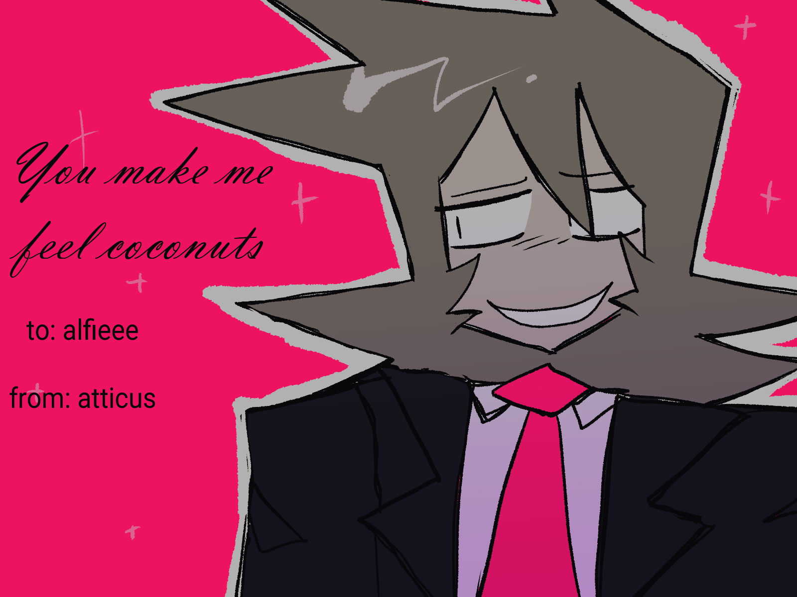 atticus valentines card by @vampirekinq – Sheezy.Art