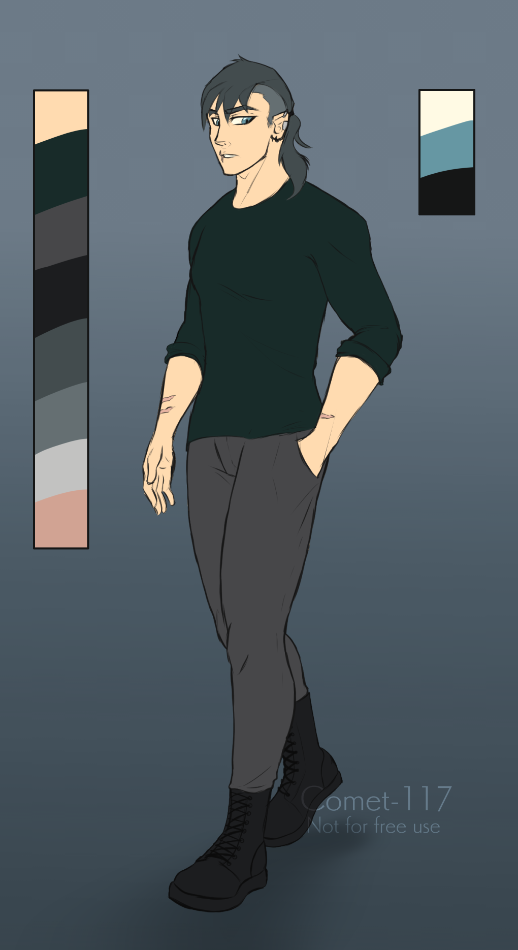 Fang Human Reference by @Comet-117 – Sheezy.Art