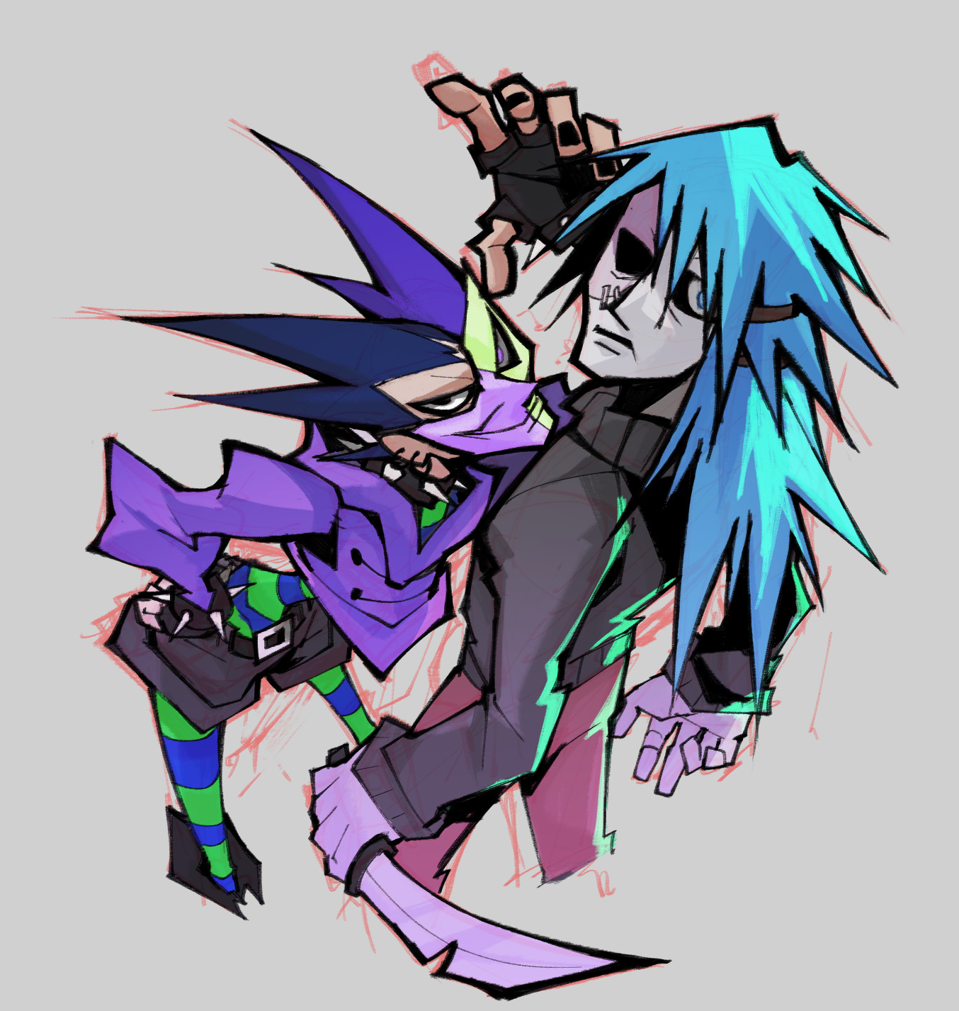 omg regan and sally face by @Naninadz – Sheezy.Art