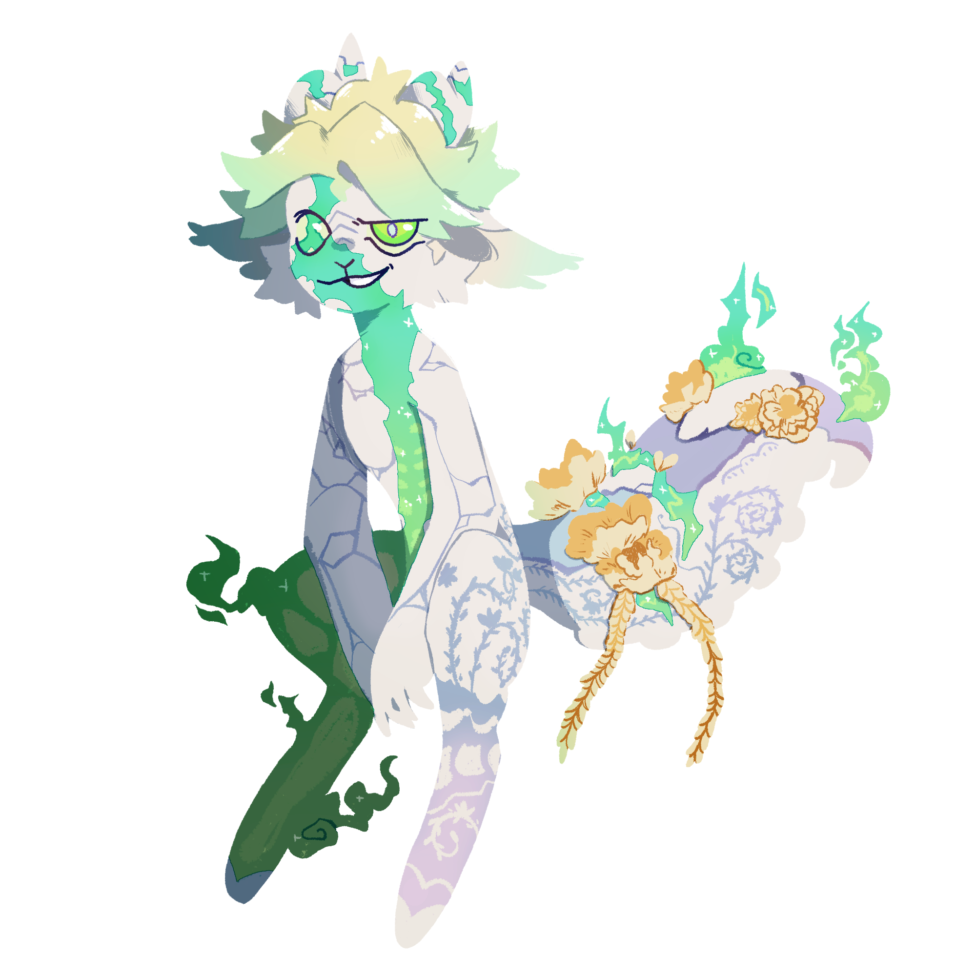 Lineless chibi by @Haris_Athena – Sheezy.Art