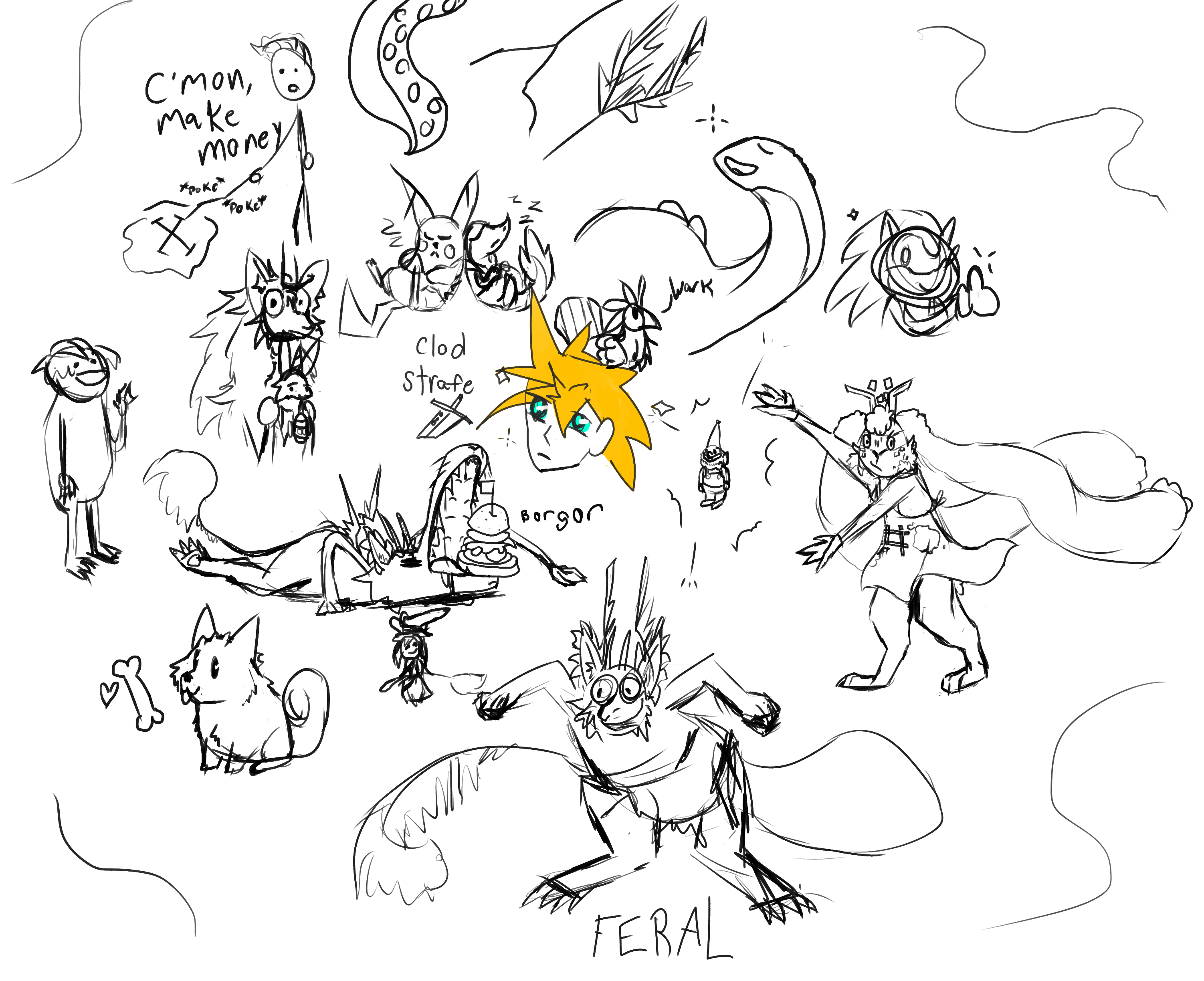 April Fool's 2024 Doodles by @thislittlelog – Sheezy.Art