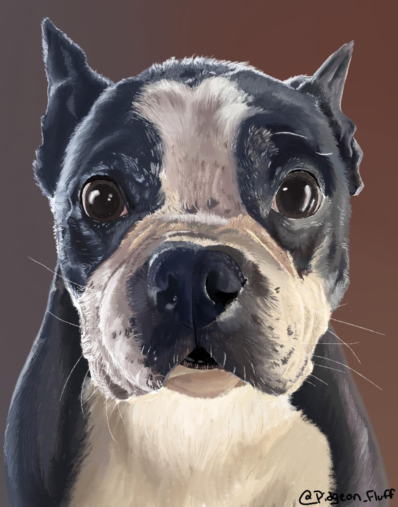 Pet Portrait by @Pidgeon_Fluff – Sheezy.Art