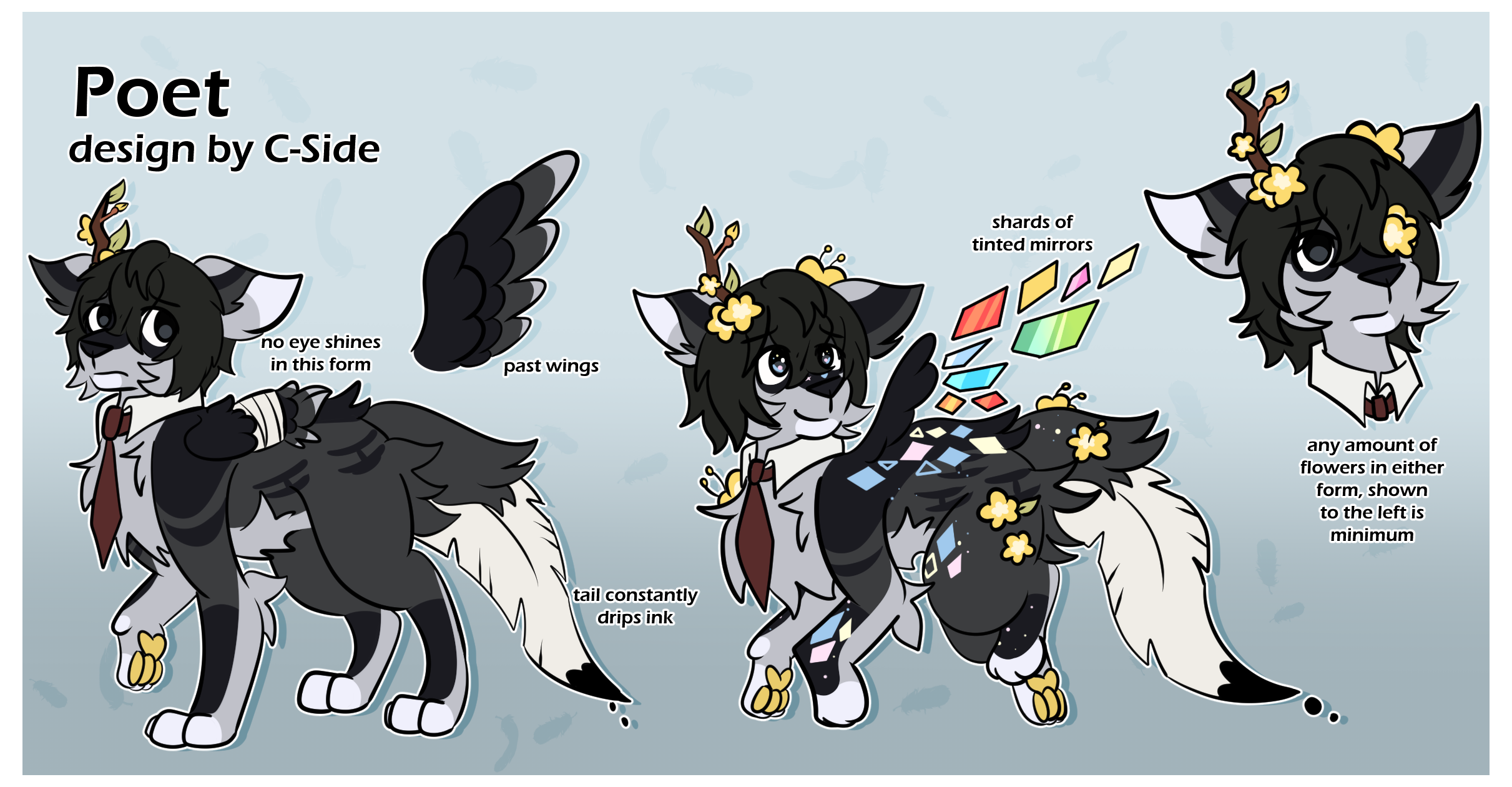 Poet Ref Sheet by @GalacticRing – Sheezy.Art