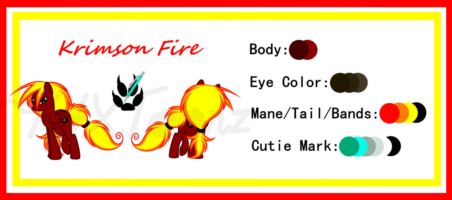 Krimson Fire Ref Sheet 3/13/22 by @KatXToonz – Sheezy.Art