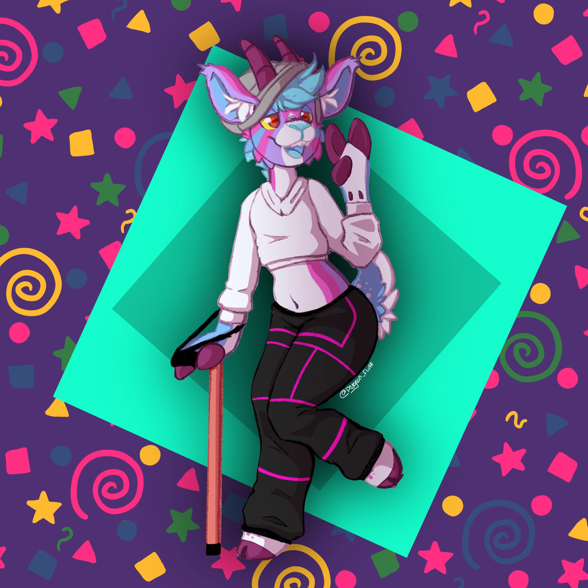 Arcade Goat by @Pidgeon_Fluff – Sheezy.Art