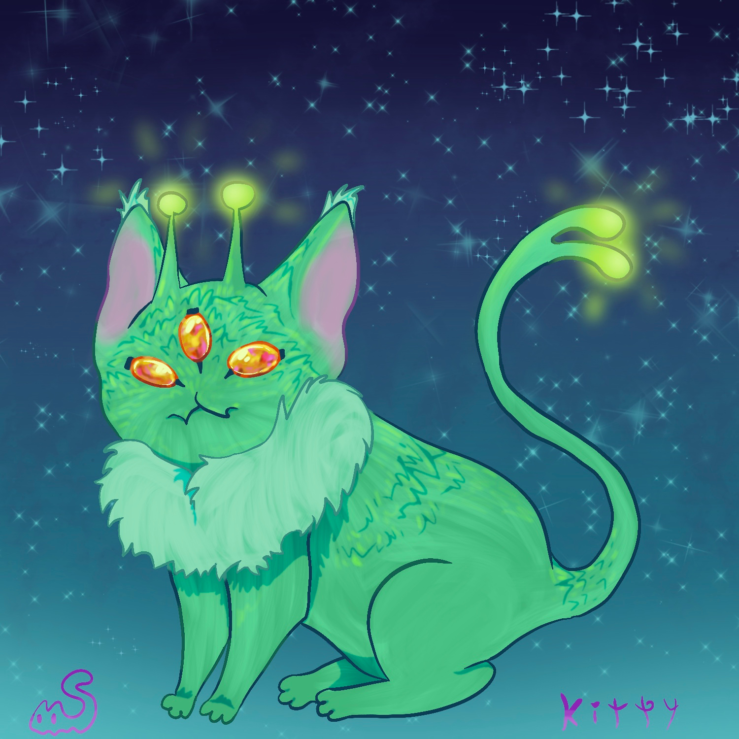 Alien Espeon by @Kittychu – Sheezy.Art