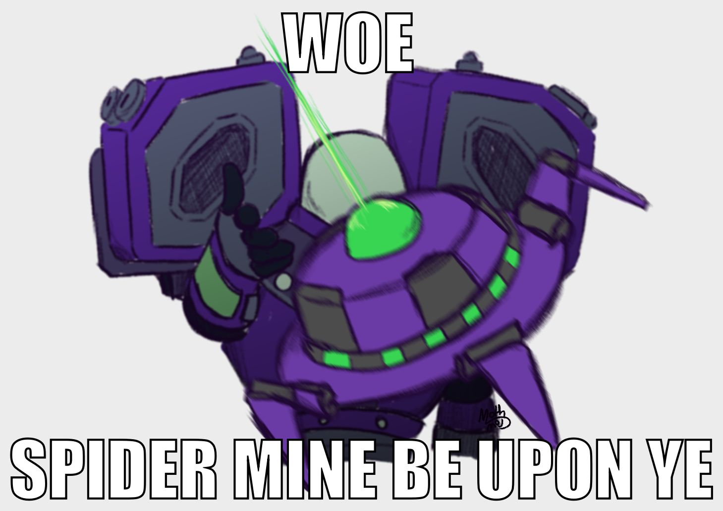 spider mine by @motheatencrow – Sheezy.Art