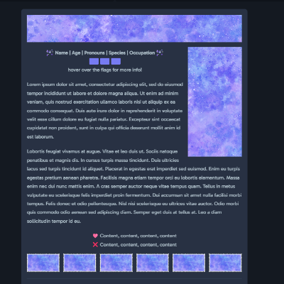 (F2U) Character Sheet HTML by @Shrimpsources – Sheezy.Art