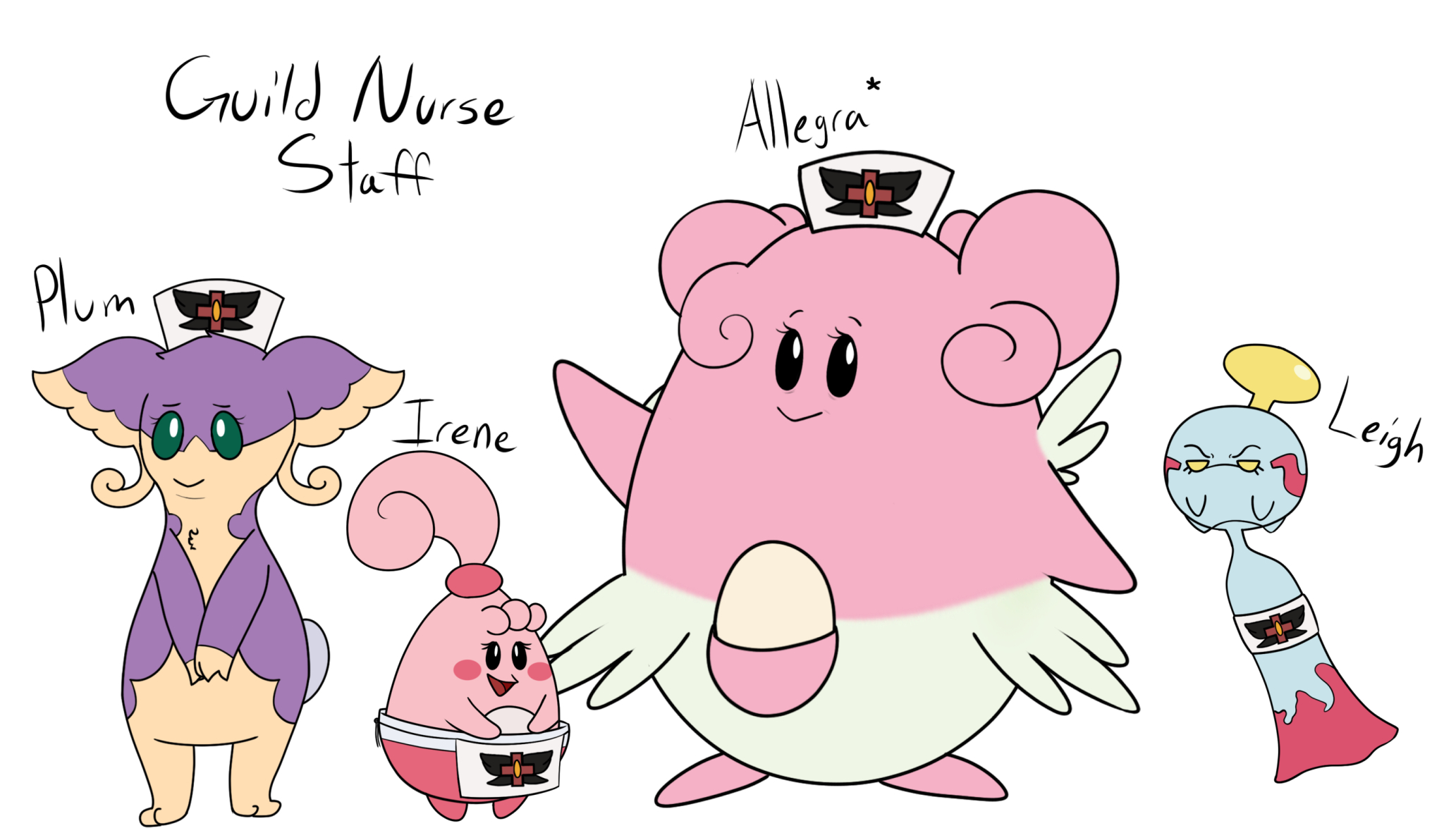 PMD Restoration Guild Staff - Nurses by @EvilsCorner – Sheezy.Art