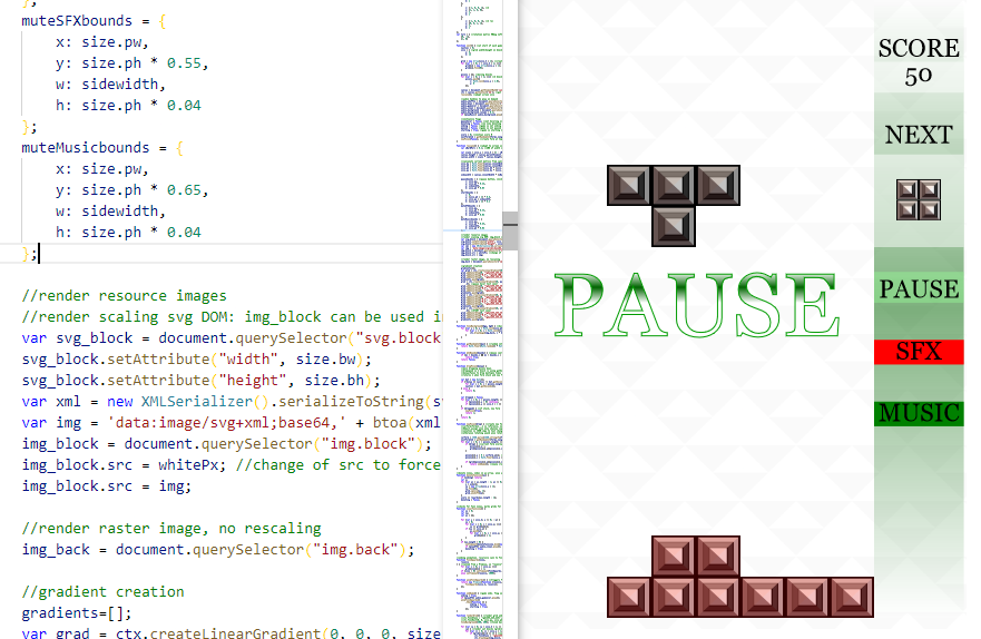 Tetris on Canvas by @dediggefedde – Sheezy.Art
