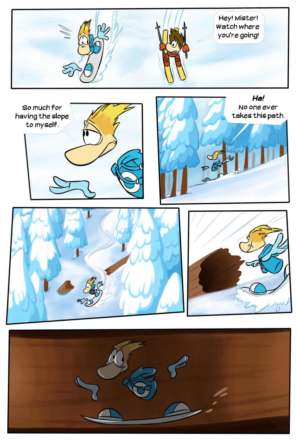 Rayman: Neocreation Day Fan Comic page 2 (old) by @EarthGwee – Sheezy.Art