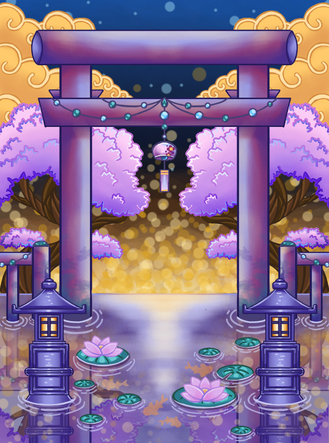 Spring Shrine by @NekoNoodle – Sheezy.Art