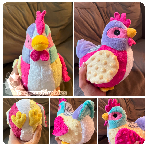 patchwork chicken by @DaypeepPlushies – Sheezy.Art