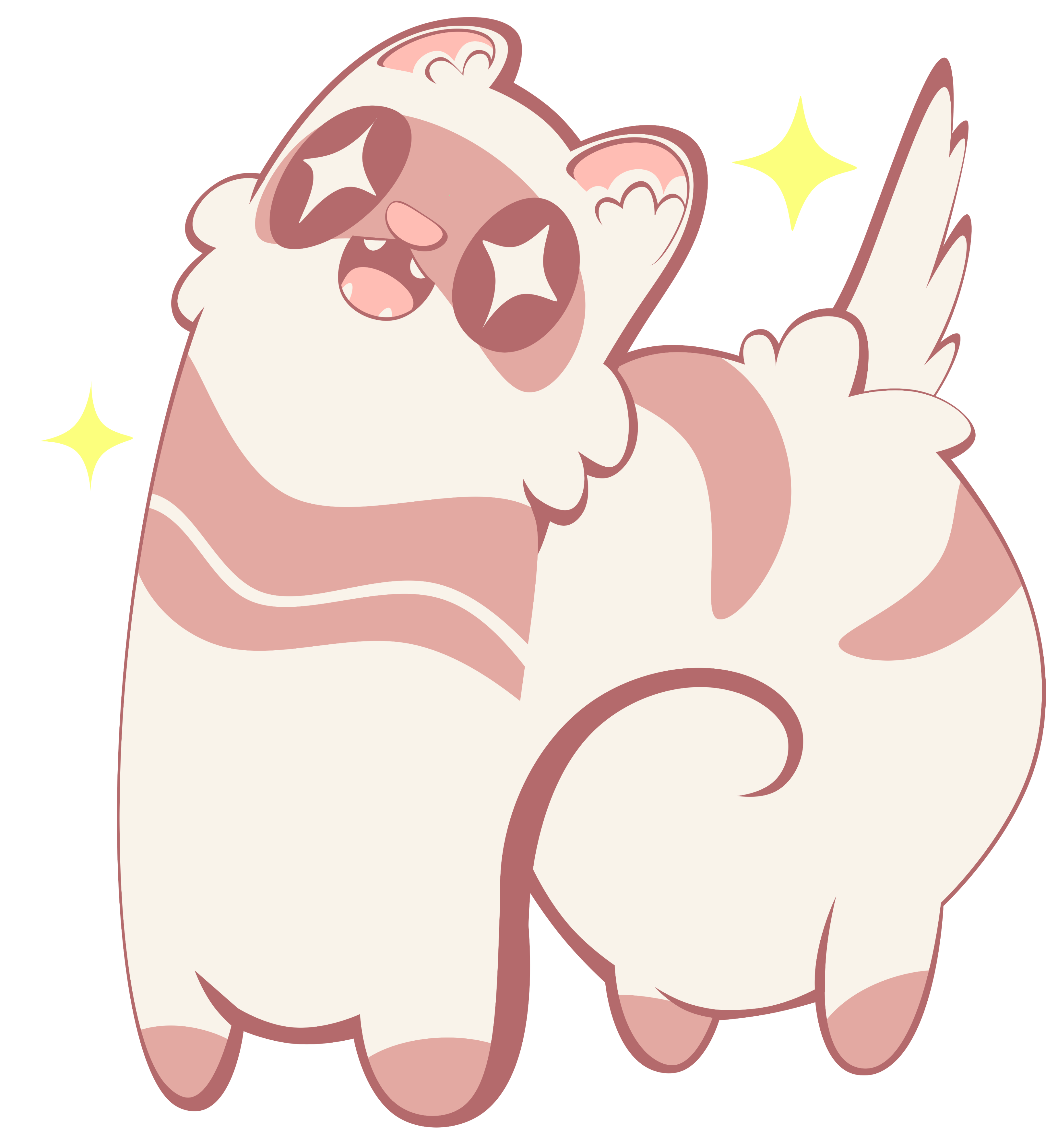 Pastel Ferret by @Mallowmile – Sheezy.Art