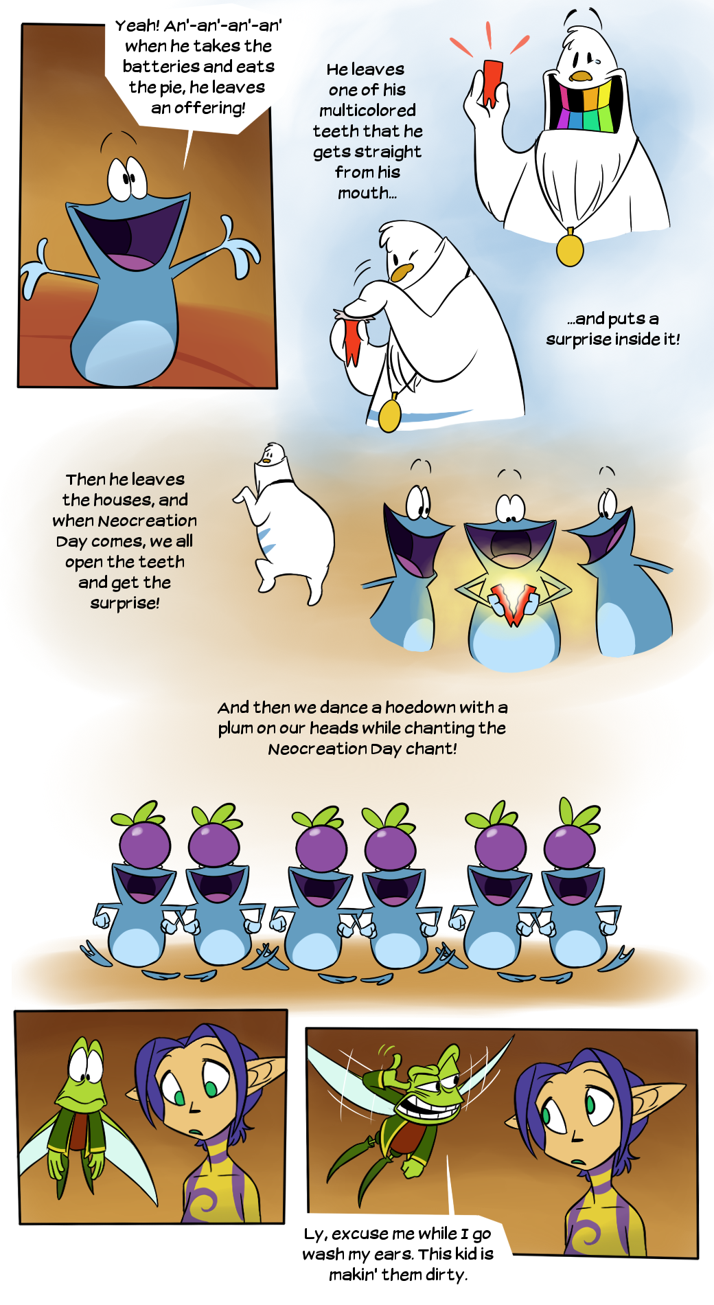 Rayman: Neocreation Day Fan Comic page 9 (old) by @EarthGwee – Sheezy.Art