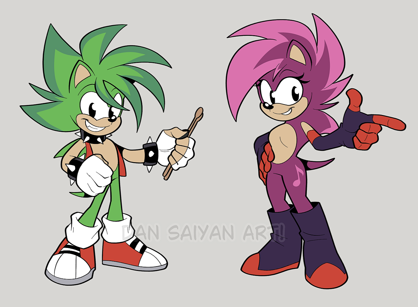 manic and sonia redesign by @ScourgeFrontiers – Sheezy.Art