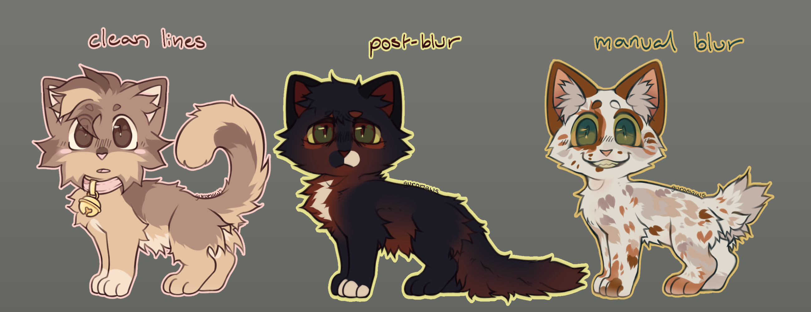 Line Art Testing by @guromaws – Sheezy.Art