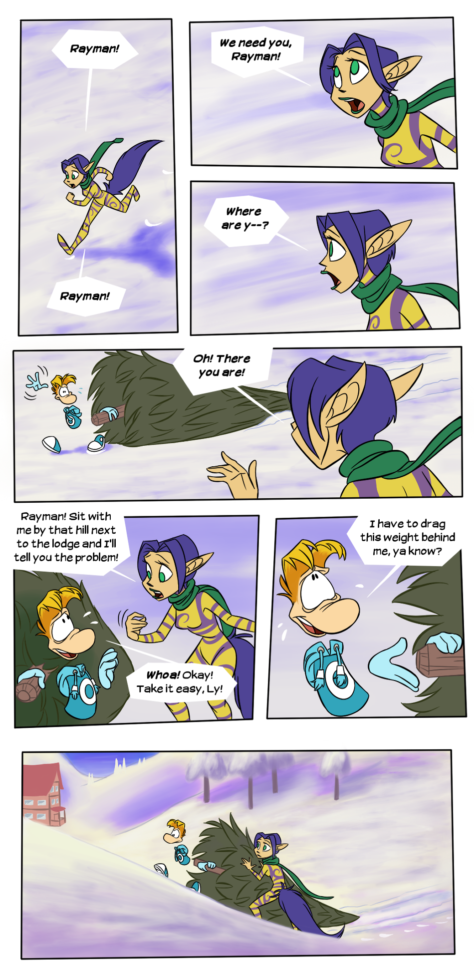Rayman: Neocreation Day Fan Comic Page 22 (old) by @EarthGwee – Sheezy.Art
