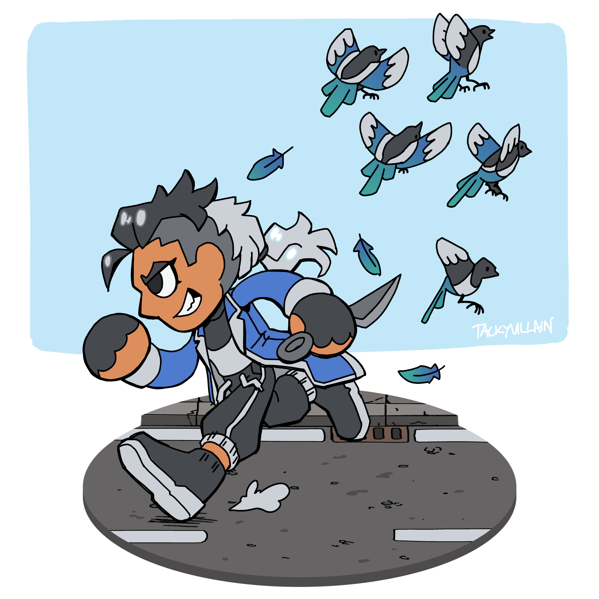 magpie standee by @villain – Sheezy.Art