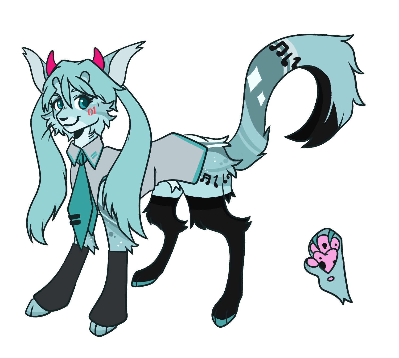 Miku custom mantacat by @kinghelios – Sheezy.Art