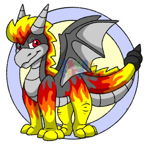 Flame in neopets by @SpyrotheDragon – Sheezy.Art