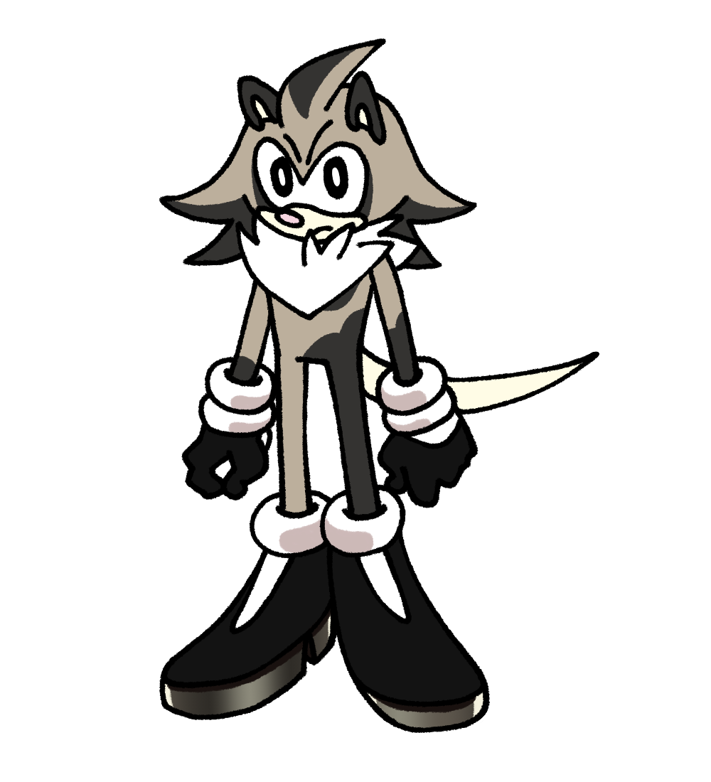 Platinum the Moonrat by @magnetic_dogz – Sheezy.Art