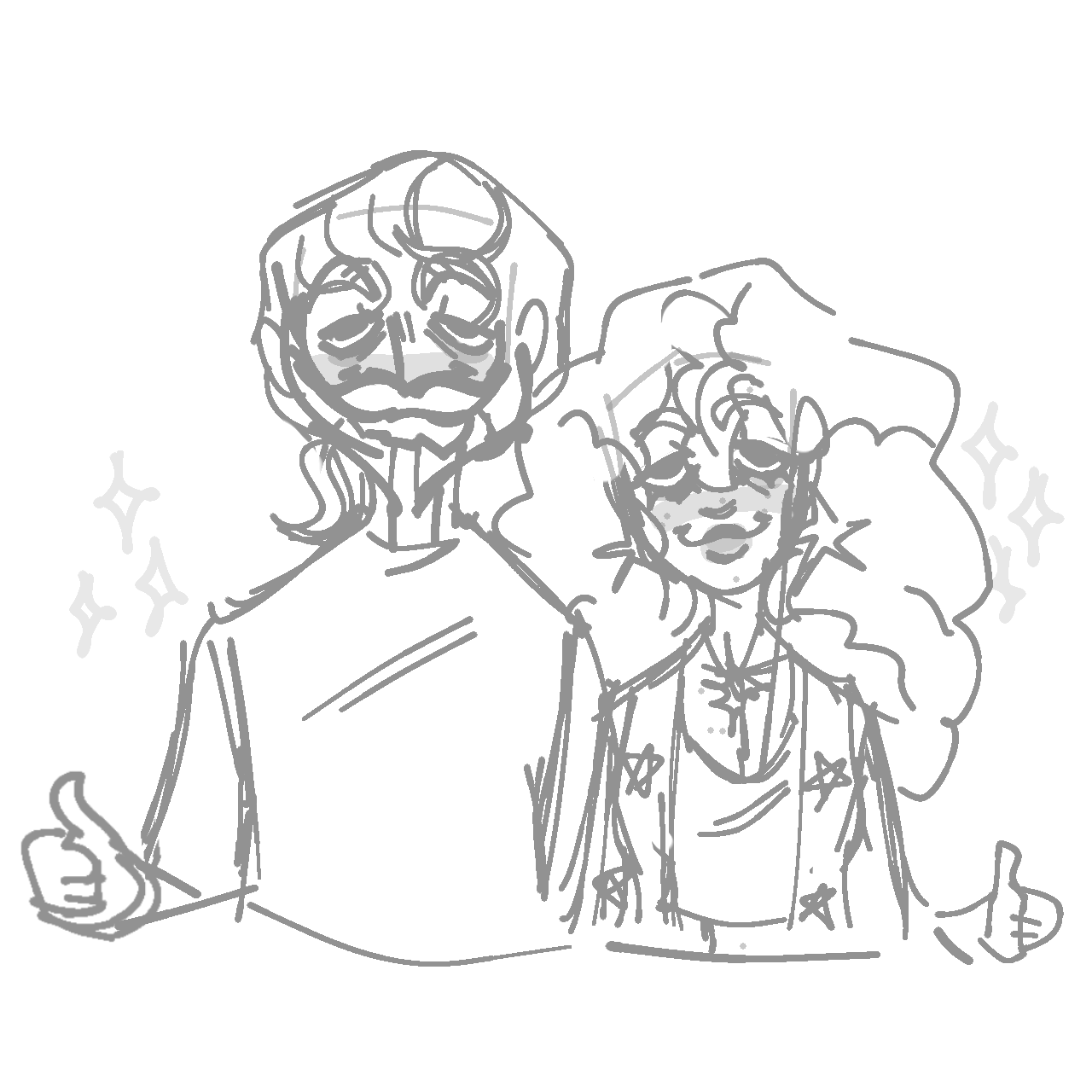 Robert Redwine and Mari Faucher doodle 1 (Harmony and Horror) by ...