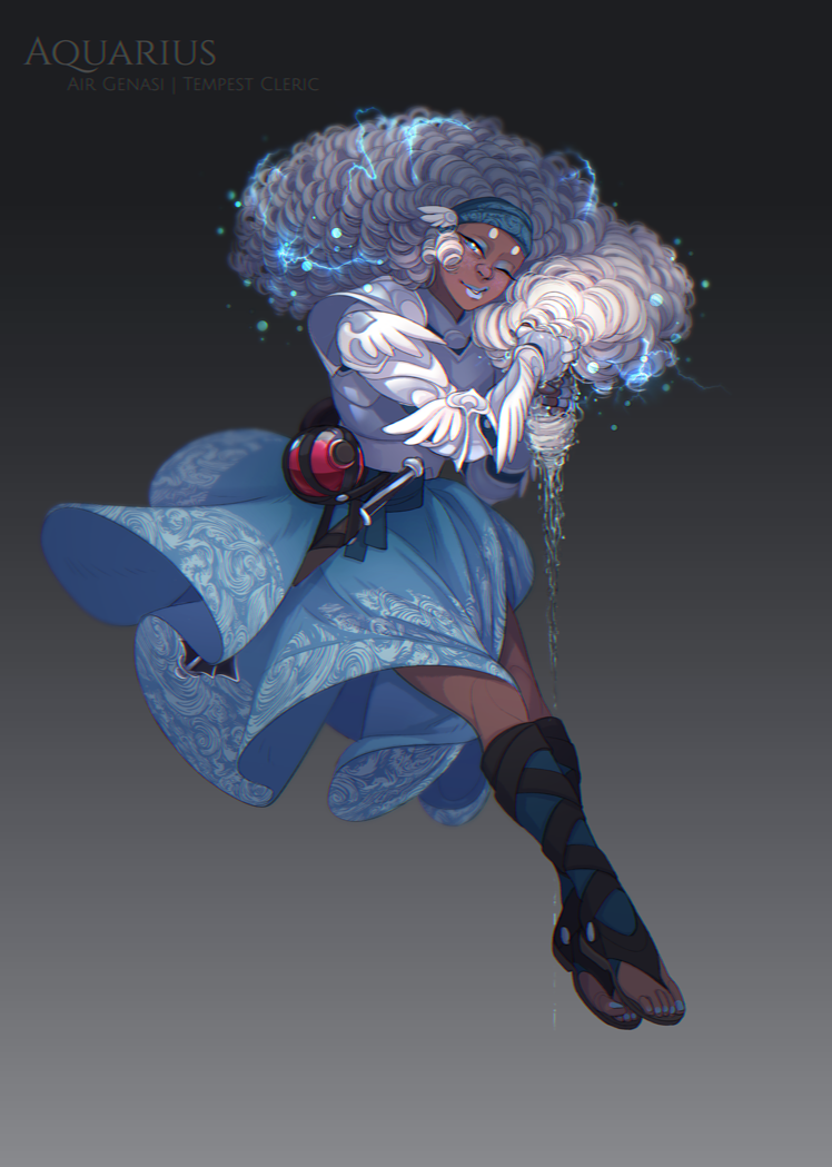 Aquarius (DnD design) by @Painted-Bees – Sheezy.Art