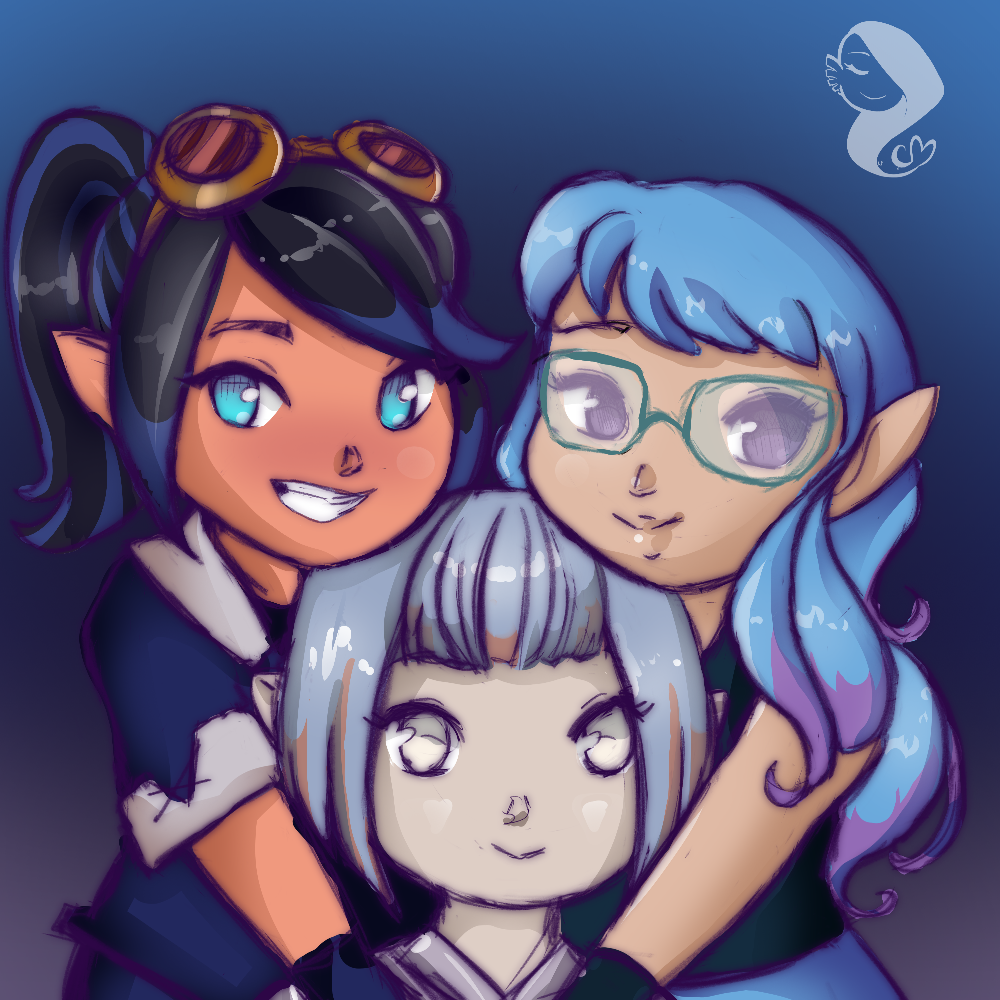 [FFXIV RP] Robot Family Portrait by @CaeliaMer – Sheezy.Art