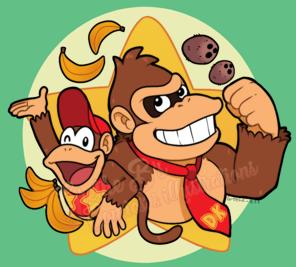 FanArt - DK&Diddy by @Grethe_B – Sheezy.Art