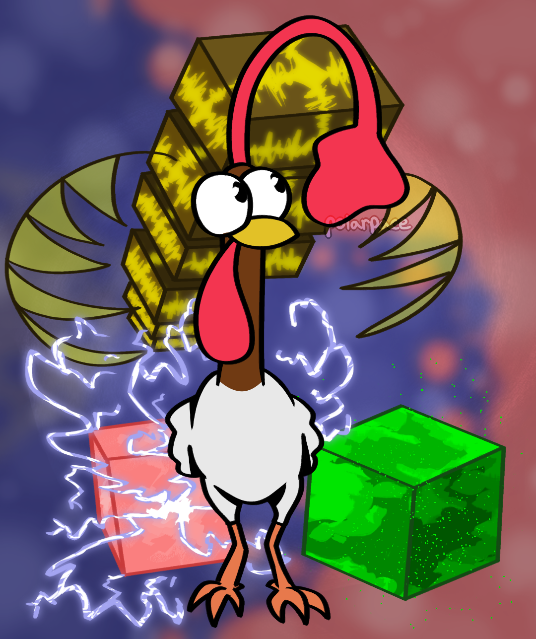 Mort and the Cubes by @polarpace – Sheezy.Art