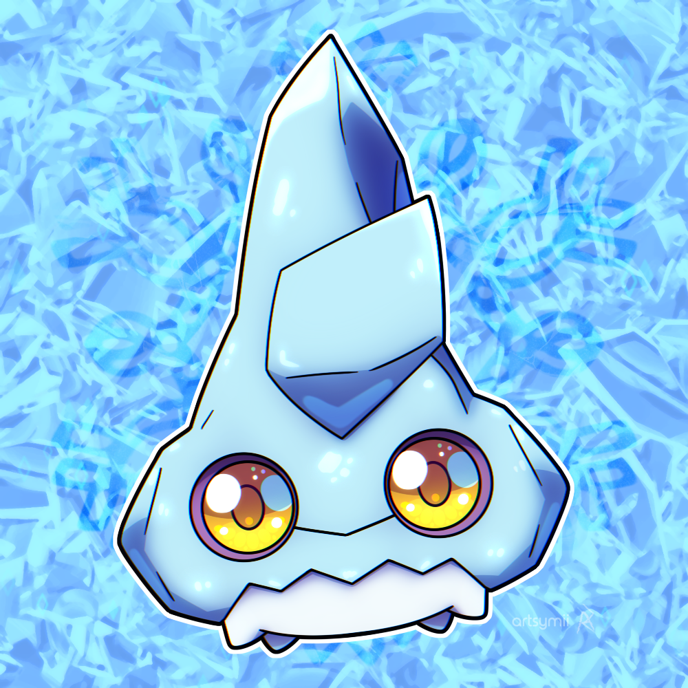 Chibi Pokemon - Bergmite by @artsymii – Sheezy.Art