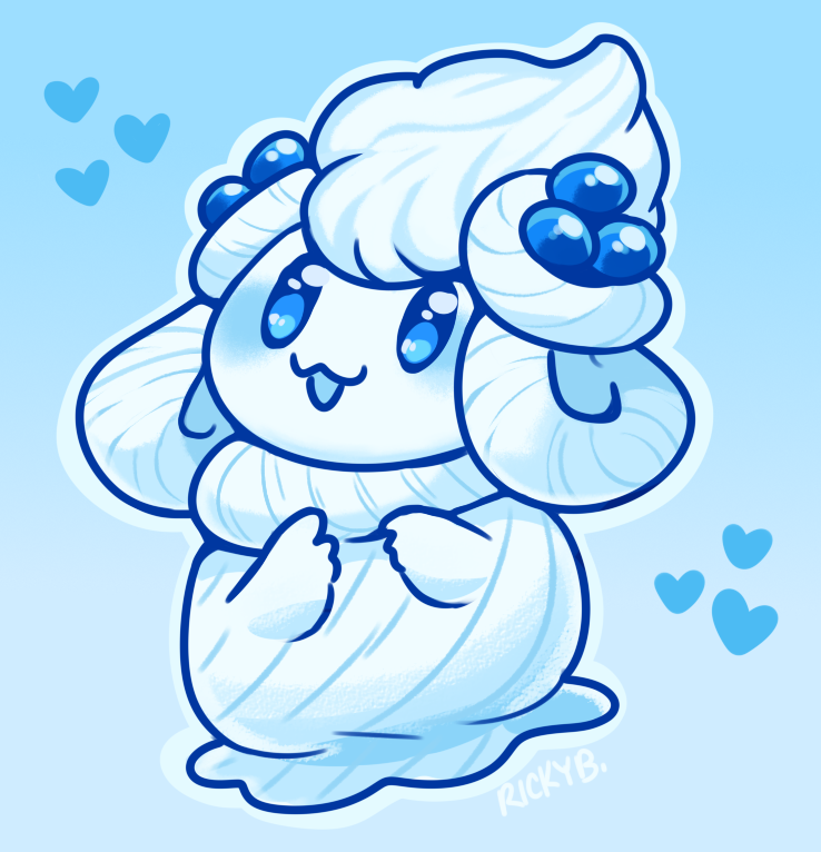 Alcremie by @Rickydirigo – Sheezy.Art