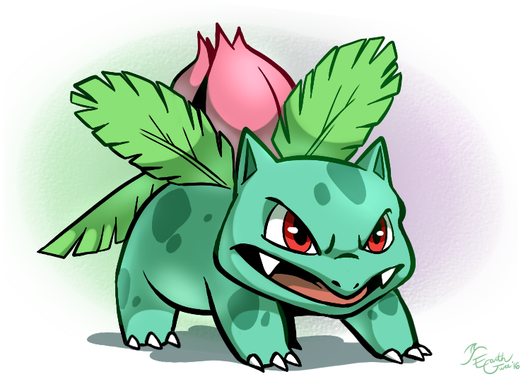 Pokémon Year Challenge - 002 (old) by @EarthGwee – Sheezy.Art