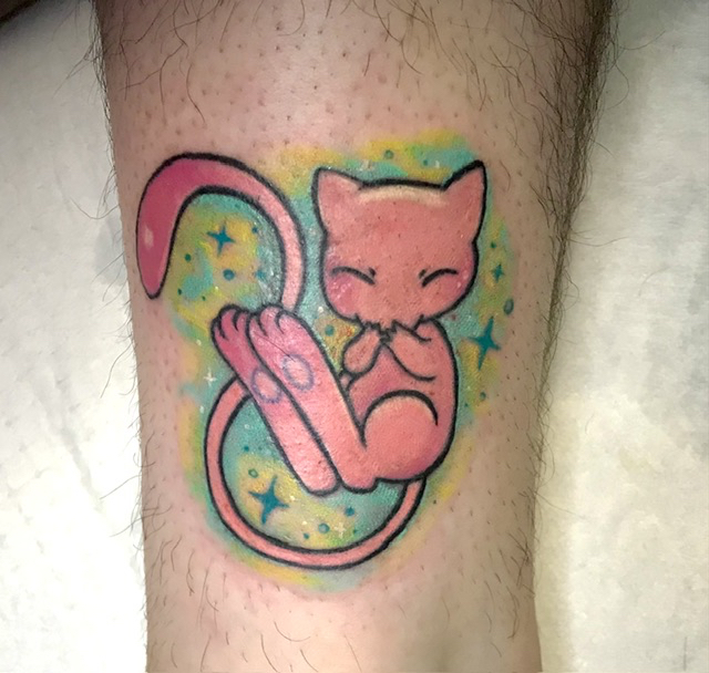 Mew tattoo by @UnicornFangs666 – Sheezy.Art