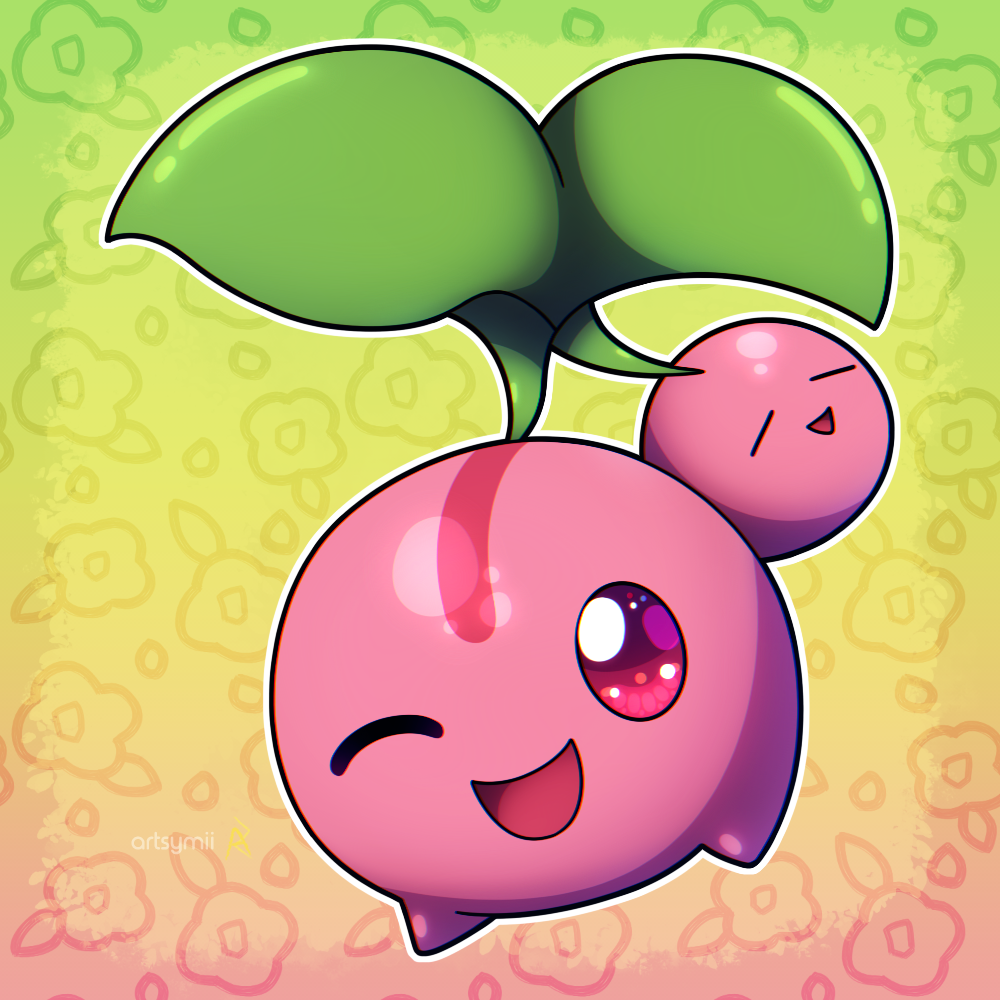 Chibi Pokemon - Cherubi by @artsymii – Sheezy.Art