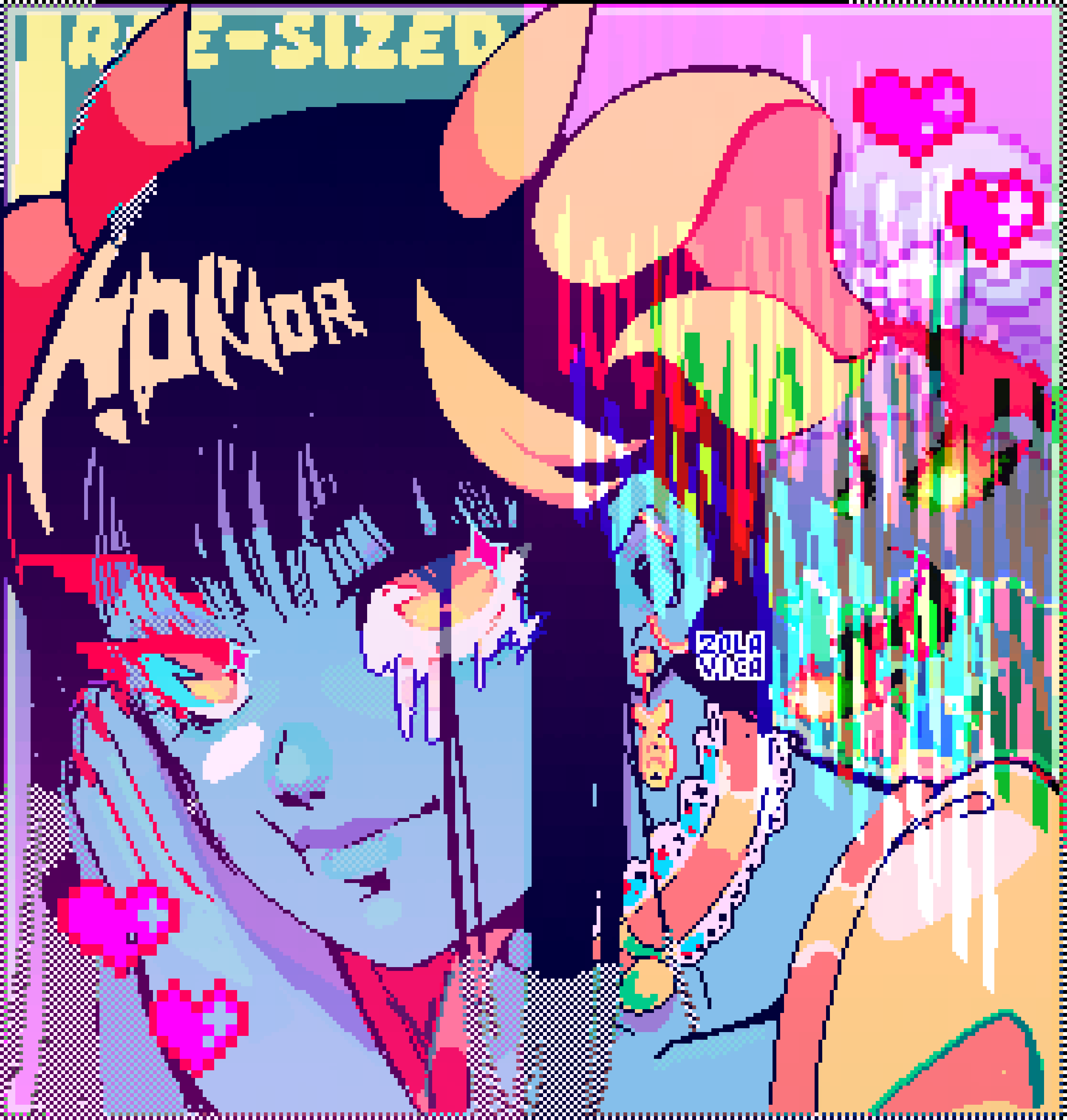 Experimental Pixel Art By Zolavica Sheezy Art