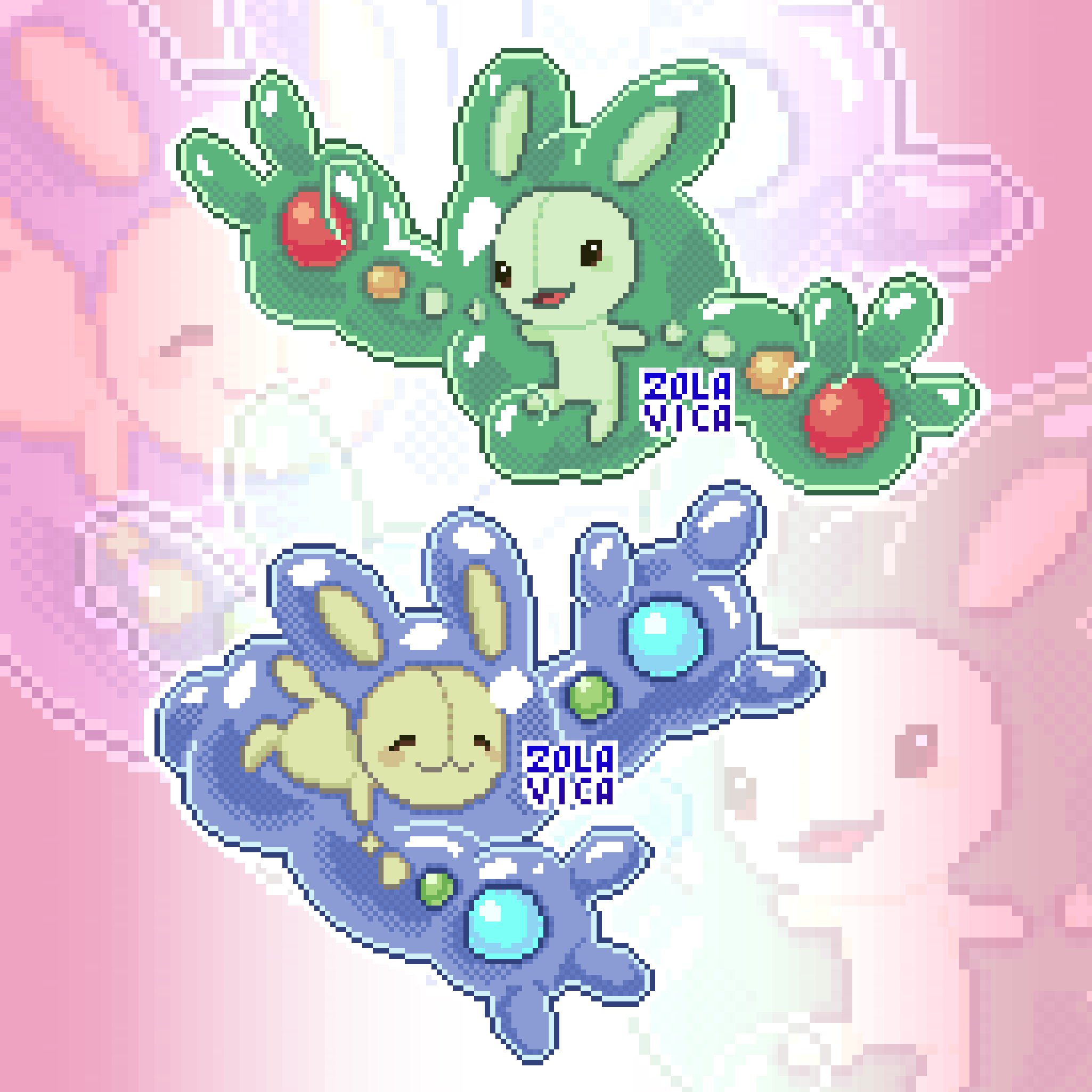 Reuniclus Pixel Art by @Zolavica – Sheezy.Art