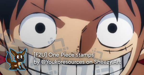 [F2U] One Piece stamps by @Youkoresources – Sheezy.Art