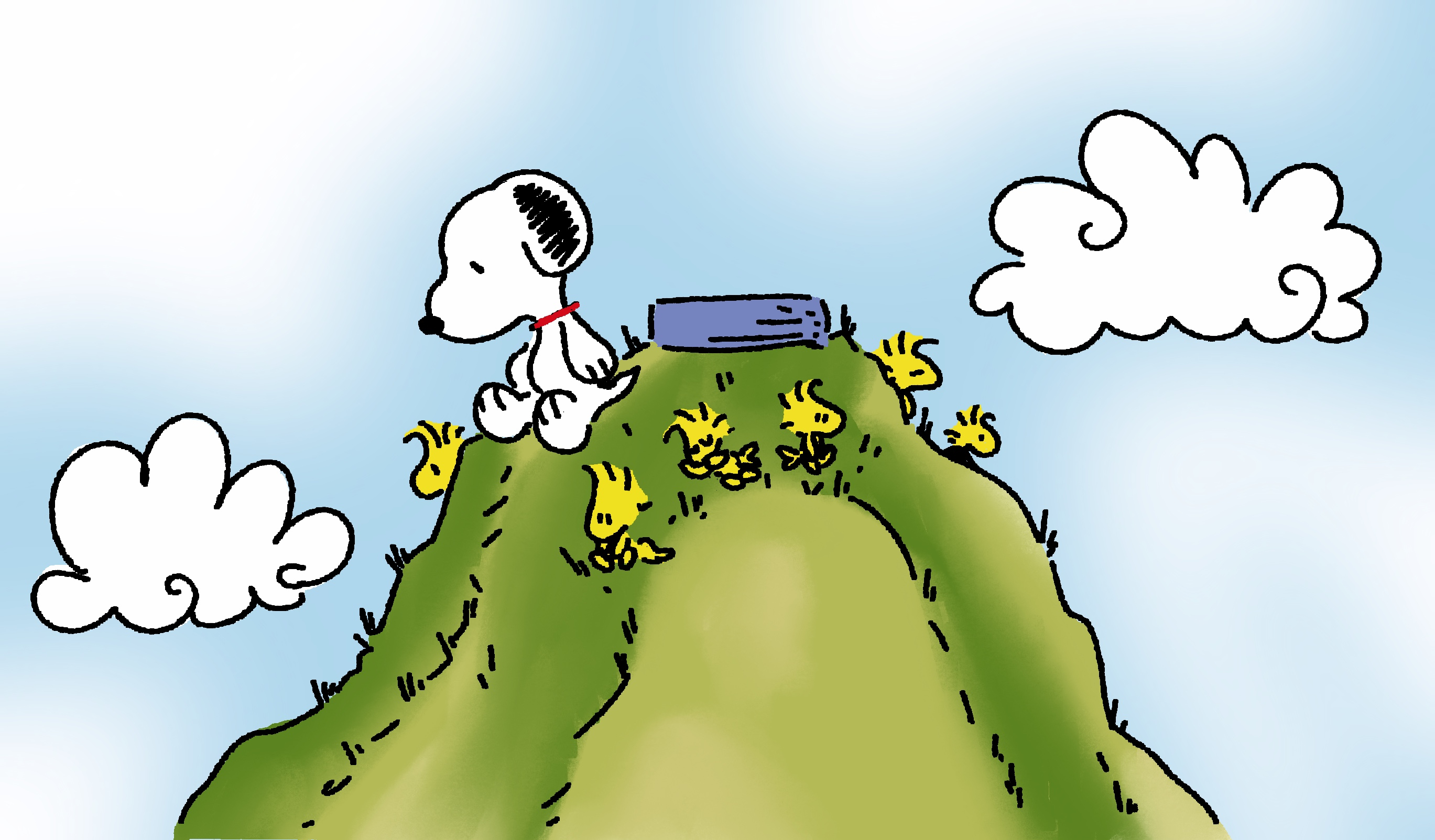 Peanuts Postcard Redraw by @kadiumz – Sheezy.Art