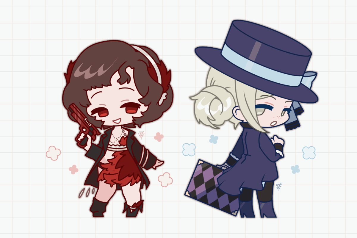 [RE1999] Schneider and Vertin Chibi GIF by @paxio44 – Sheezy.Art