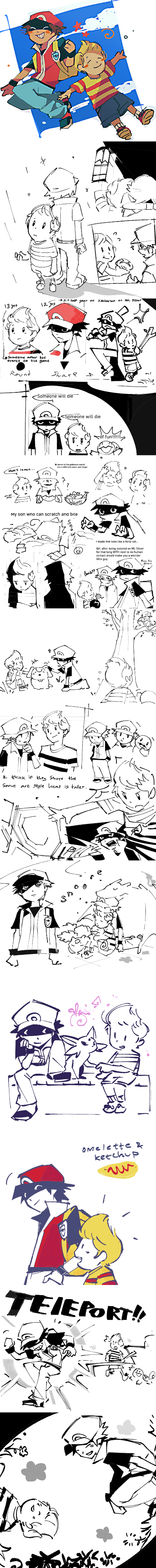 Red & Lucas artdump by @Okiroash – Sheezy.Art