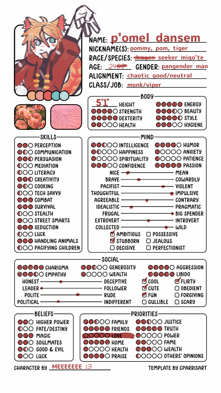 WOL character sheet meme by @METEORBELT – Sheezy.Art