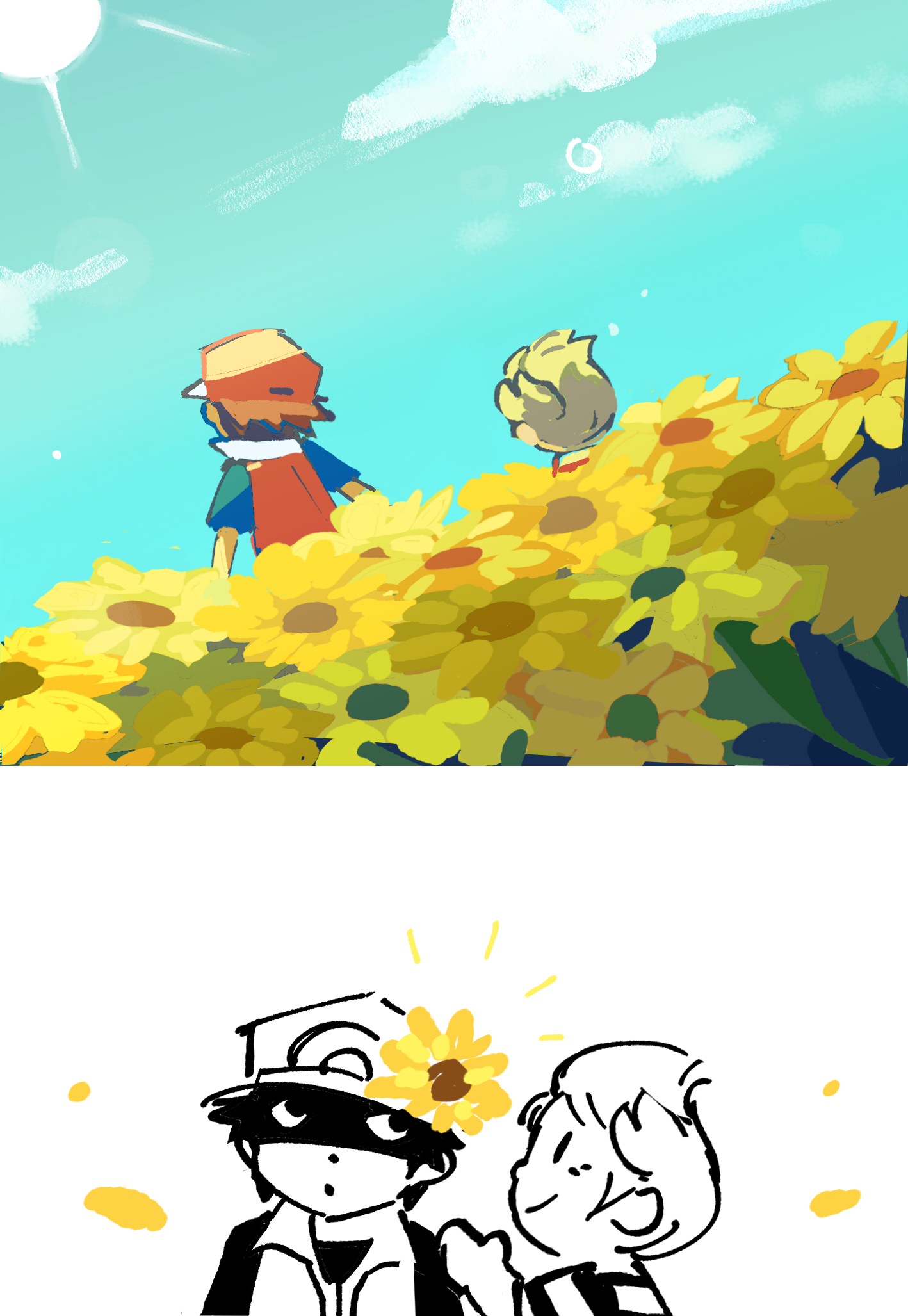 Sunflower field by @Okiroash – Sheezy.Art