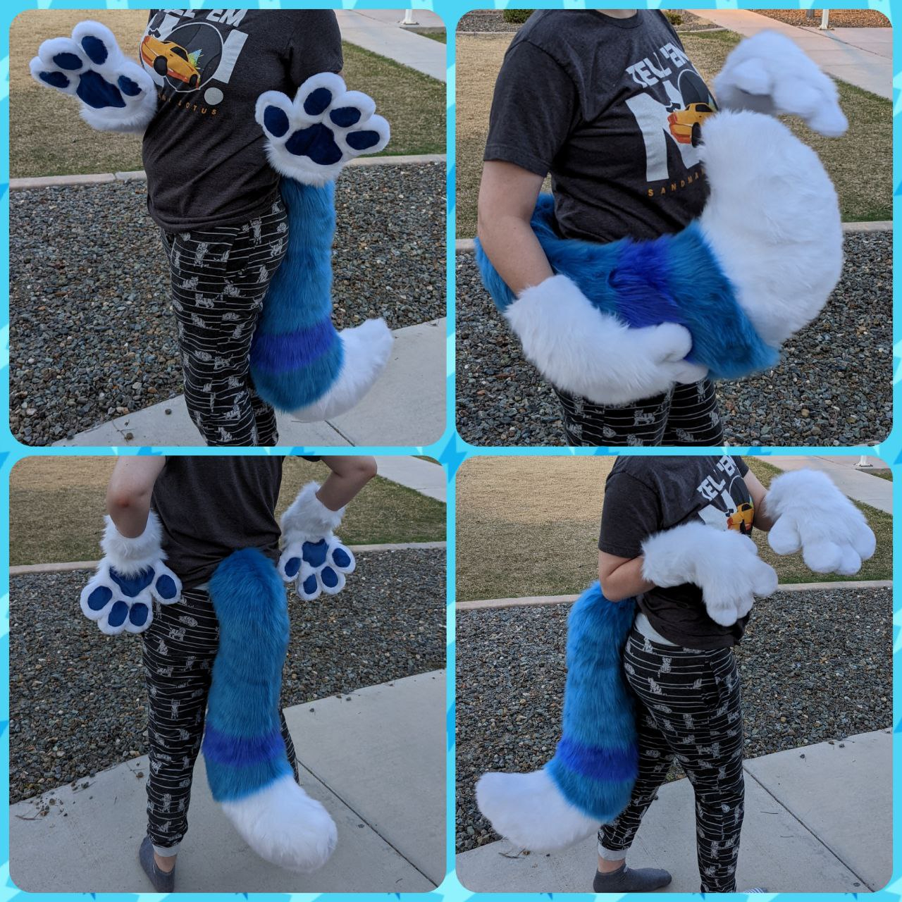 Bluey Handpaws Tail (March 2022) by @CassMutt – Sheezy.Art